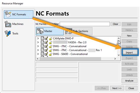 How To Import A New Nc Format In Camplete Truepath