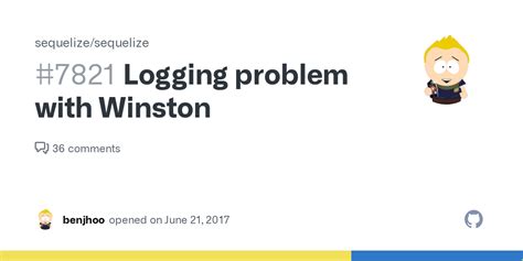 Logging Problem With Winston · Issue 7821 · Sequelizesequelize · Github
