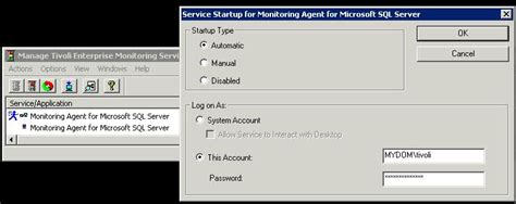 ITCAM MS SQL Agent Configuring MSSQL Login User