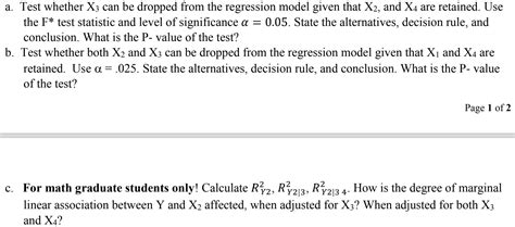 Using The Minitab To Answer The Question Dataset X1 Chegg Com