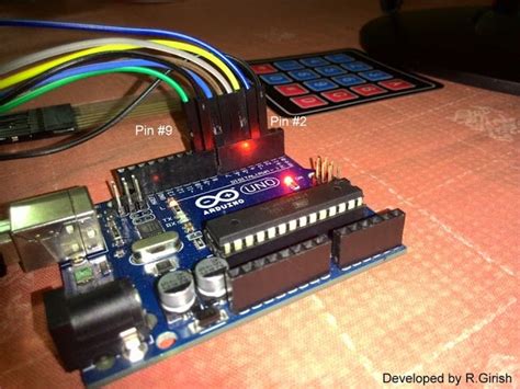 Password Security Lock Circuit Using 4×4 Keypad And Arduino Homemade
