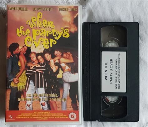 When The Party S Over Vhs Big Box Timecode Sandra Bullock Rae Dawn Chong £14 99 Picclick Uk