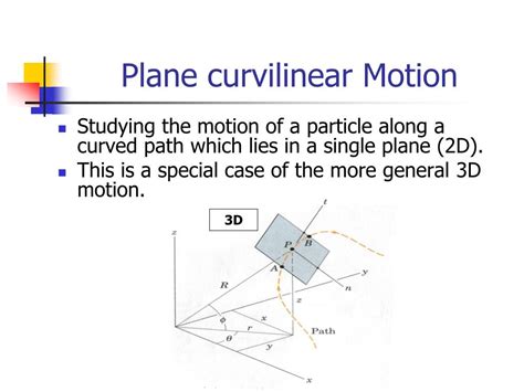 PPT Curvilinear Motion PowerPoint Presentation Free Download ID