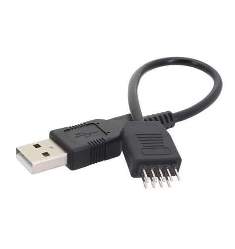 CIYISON USB2 0 To Mainboard 9 Pin Male To USB A Male PC Mainboard USB Extension Cable Walmart Com