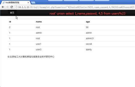 合天网安就业班 【合天网安实验室】sql注入入门一 csdn博客