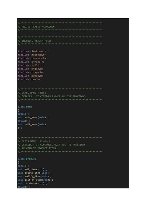 Project Sales Management