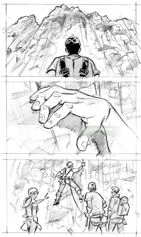 Professional Storyboard Services Fiverr Comic Storyboard Sketch