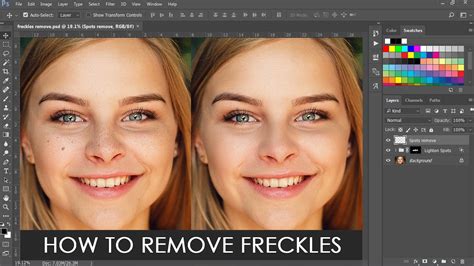 How To Remove Freckles From Skin In Photoshop Tutorial PSDESIRE