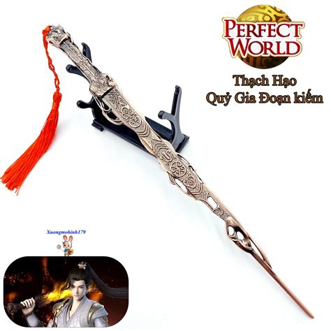 Mô Hình Thế Giới Hoàn Mỹ Thạch Hạo Quỷ Gia Đoạn Kiếm Hợp Kim 22cm
