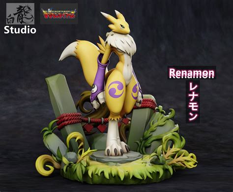 Renamon Digimon Resin Statue Bailong Studio In Stock
