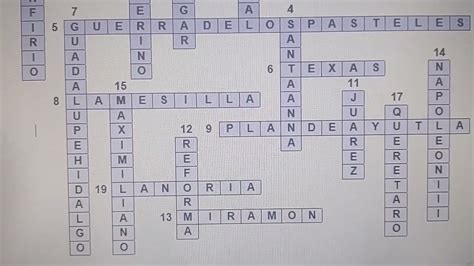 Crucigrama actividad integradora 3 módulo 9 YouTube