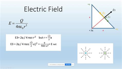 solved calculate the direction and magnitude of the electric field at