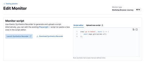 Synthetics Monitor Edit Page Params Do Not Appear When Editing A Monitor · Issue 150597