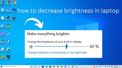 How To Decrease Brightness In Laptop Manage Brightness In Laptop And