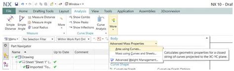 NX Getting The Area Of A Closed Curve PROLIM