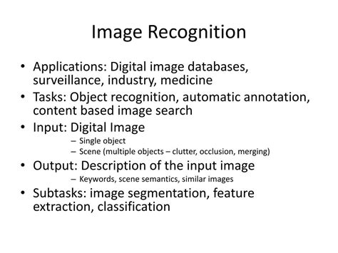 Ppt Image Recognition Using Hierarchical Temporal Memory Powerpoint