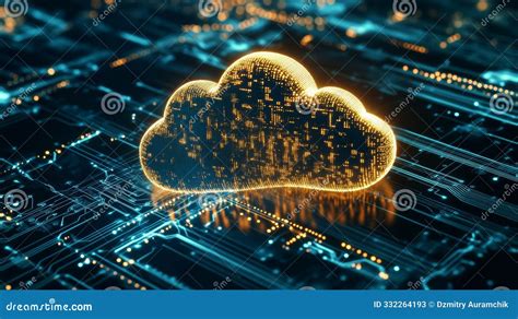 Optimising Cloud Computing Costs And Resources To Improve Efficiency Stock Image Image Of