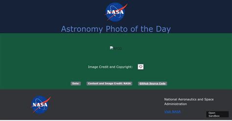 Nasa Api Challenge Codesandbox Nasa Api Challenge Codesandbox