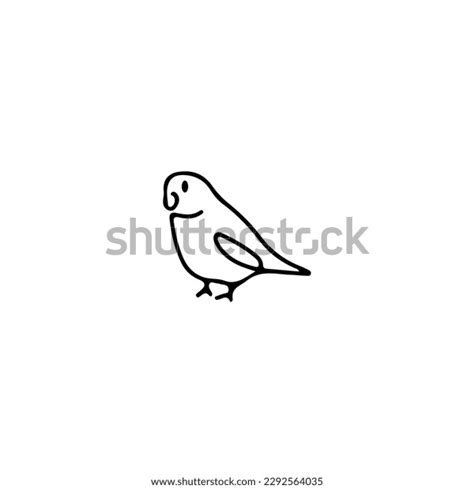 Cute Bird Doodle Illustration Vector Stock Vector Royalty Free 2292564035 Shutterstock