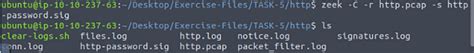 Tryhackme Zeek — Task 4 Cli Kung Fu Recall Processing Zeek Logs Task 5 Zeek Signatures And Task