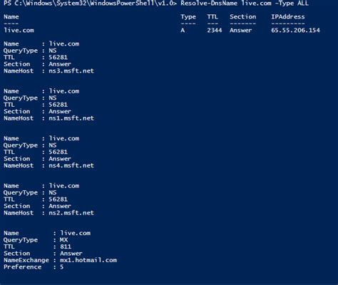 powershell 解析dns vs nslookup 麻婆豆腐的技术博客 51cto博客