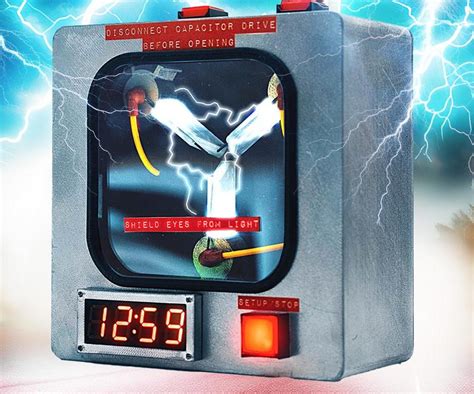 Flux Capacitor Alarm Clock 24 Steps With Pictures Instructables