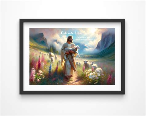 2025 Lds Youth Theme Look Unto Christ Dandc 6 36 Art Print Of Jesus
