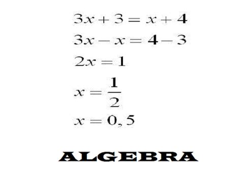 EL ALGEBRA Encuentra Lo Que Necesitas Para Ser El Primero De Tu Clase