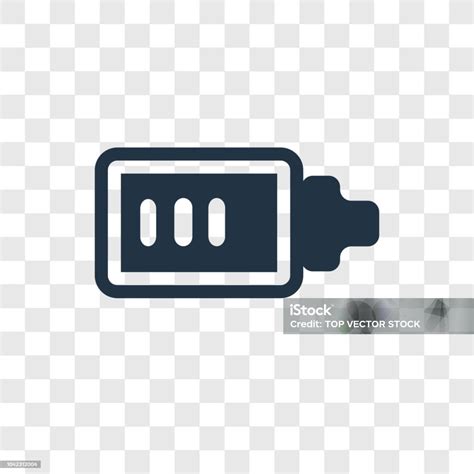 투명 한 배경 배터리 거의 전체 투명도 로고 디자인에 고립 된 배터리 거의 전체 벡터 아이콘 0명에 대한 스톡 벡터 아트 및 기타 이미지 Istock