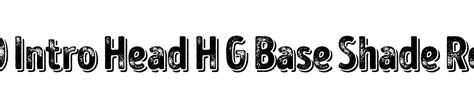 demo intro head h g base shade regular free fonts helvetica neue
