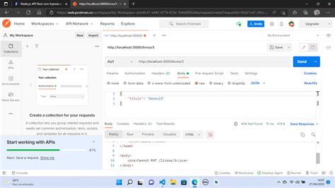 não conseguindo realizar o comando put node js api rest com express e mongodb solucionado