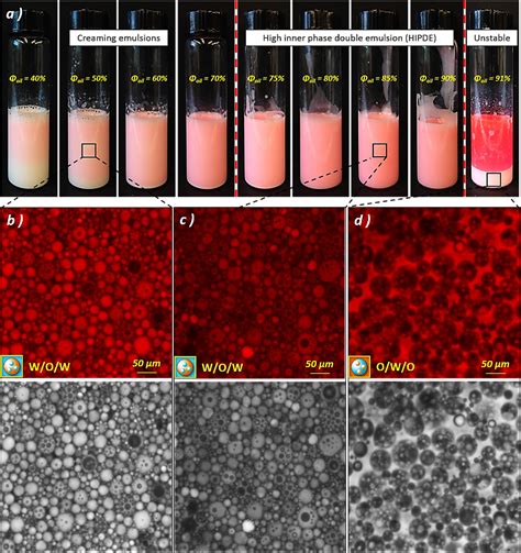 Figure 3 From High Internal Phase Emulsion With Double Emulsion Morphology And Their Templated