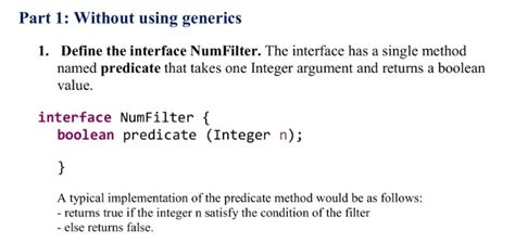 Solved Part 1 Without Using Generics 1 Define The