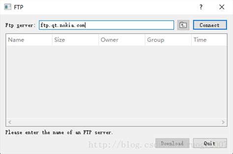 Qt5 实现 Ftp 的qftpqiodeviceread Qtcpsocket Qftpdtp Passive Stat Csdn博客