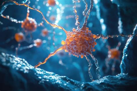 Microscopic Neuron Illustration Stock Image Image Of Brain Protein 367072177