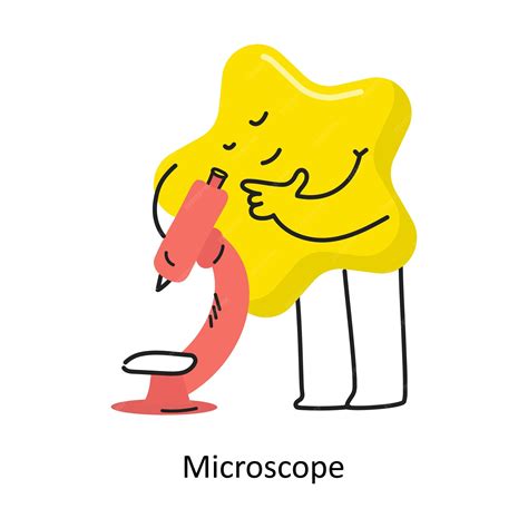 Premium Vector Microscope Vector Illustration Isolated On White Background Flat Illustration