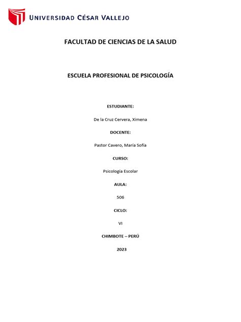 AnÁlisis De La Lectura Pdf Sicología Evaluación