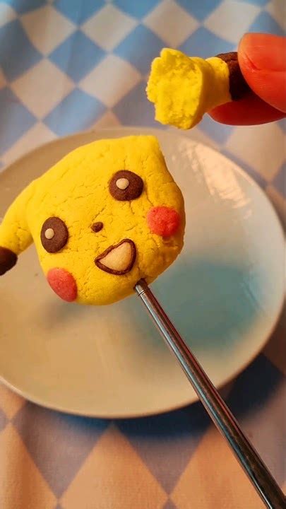 ⚡️피카츄 백만볼트로 만든 클레이쿠키⚡️ 포켓몬 피카츄쿠키 Asmr Youtube
