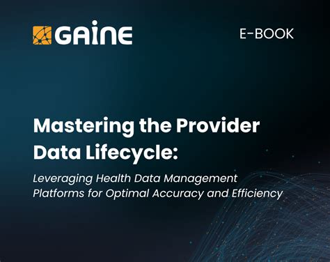 Understanding The Provider Data Management Lifecycle