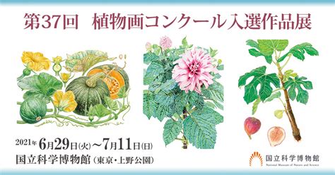 第37回植物画コンクール入賞作品展2020年6月30日火7月12日日 国立科学博物館