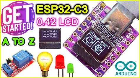 Getting Started With ESP C Development Board Tiny WiFi BLE IoT Board With Inch