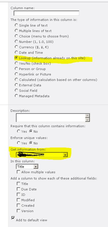 How To Create Lookup Columns In Sharepoint Lists Within Sharepoint Apps