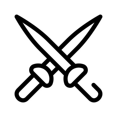 Sword Fighting Icon Vector Symbol Design Illustration 26632469 Vector Art At Vecteezy