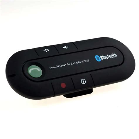 2017 유니버설 스피커폰 무선 블루투스 V41 핸즈프리 차량용 키트 듀얼 폰용 썬 바이저 용 Mp3 음악 플레이어 연결handsfree Car Kitcar