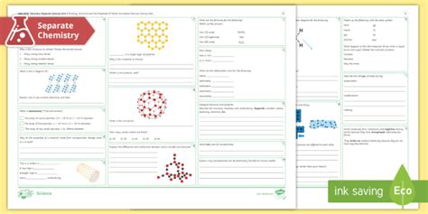 Aqa Gcse Chemistry Separate Science Unit 2 Bonding Structure And The