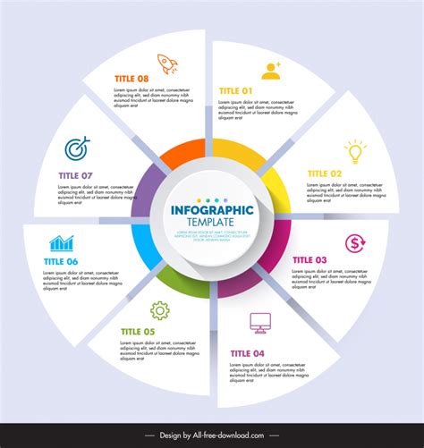 Milk Infographic Template Circle Layout Vectors Graphic Art Designs In