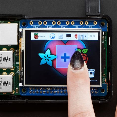 Adafruit Pitft 24 Hat Mini Kit 320x240 Tft Touchscreen