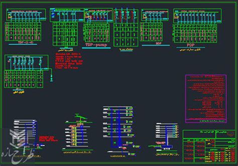 طراح سازه نقشه تاسیسات الکتریکی ساختمان 8 طبقه با بر 12 متر
