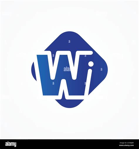 Vector Square Symbol Letter W Design Minimalist W Letter For Your Best