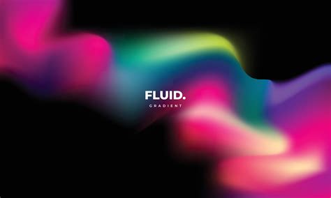 Colorful Gradient Mesh Background Template Copy Space Fluid Colour